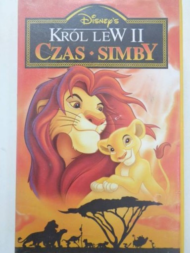 Król lew II czas simby kaseta wideo 13922797927 - Sklepy, Opinie, Ceny ...