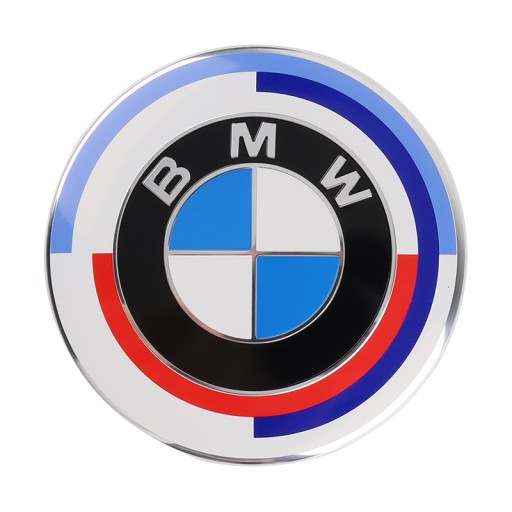 BMW LOGO EMBLEMAT ZNACZEK 82MM F10 ANNIVERSARY 50 705779405 za 81,99 zł ...