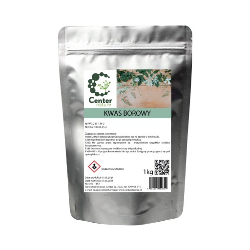 Kwas borowy 1kg 11260304938 - Allegro.pl