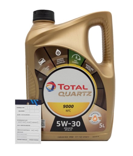 OLEJ SILNIKOWY TOTAL 5W-30 QUARTZ 9000 5L FUTURE NFC 3425901018218 za z ... OLEJ SILNIKOWY TOTAL 5W-30 QUARTZ 9000 5L FUTURE NFC 3425901018218 za z ...