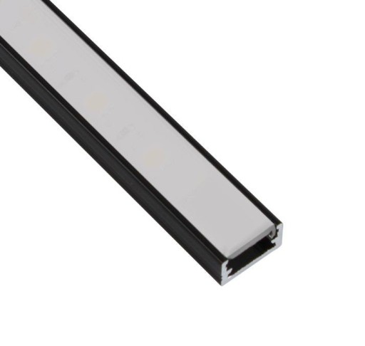 Profil czarny nakładany do taśm LED LINE MINI 2m (PROFIL-LINEM-OP-2M-CZ ...