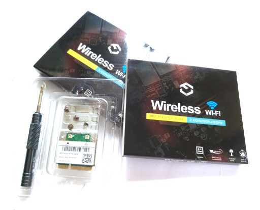 KARTA WiFi 6 INTEL AX3000H Mini PCI-E AX AC BT 2400Mbps / AX200 ...