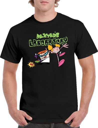 KOSZULKA DEXTER LABORATORY DEE DEE CARTOON NETWORK BAJKA P034 S CZARNA • Cena, Opinie • T-shirty ...