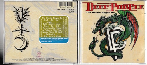 Płyta CD Deep Purple - The Battle Rages On... 1993 I Wydanie ____________ 17279059197 - Sklepy ...