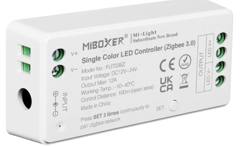 LIGHTEU Milight Miboxer Zigbee3.0 • Cena, Opinie - Allegro