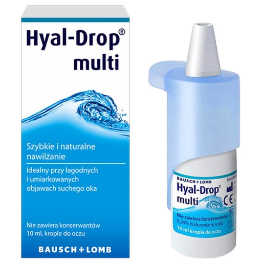 Hyal Drop Multi, krople do oczu, 10 ml (4049649000039) • Cena, Opinie ...