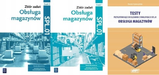 Obsługa magazynów Zbiór zadań Kwalifikacja SPL.01 Część 1 Grażyna Karpus | Podręcznik do szkoły ...