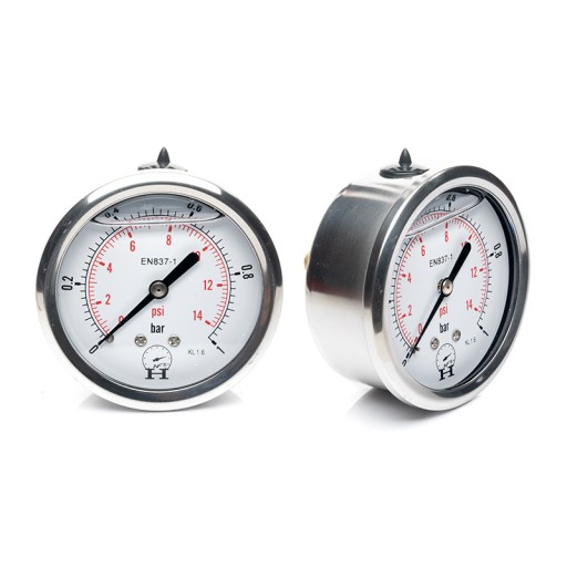 Manometr glicerynowy tylny G1/4 DN63 0-1 bar • Cena, Opinie • Hydraulika siłowa 13548849298 ...