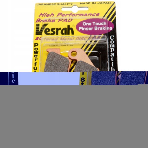 VESRAH KLOCKI HAMULCOWE KH185 SPIEK METALICZNY (ZŁOTE) (MADE IN JAPAN) za 118.36PLN z Ostrołęka ...