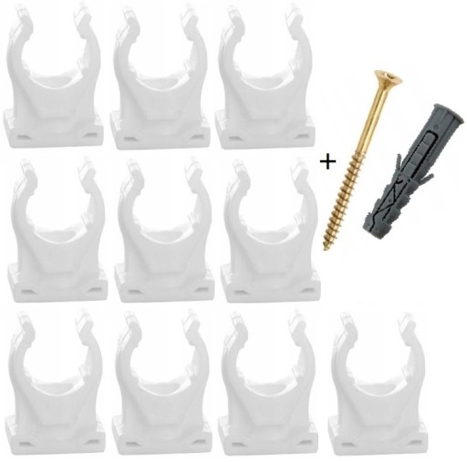 UCHWYT OBEJMA DO RUR CU PEX 16 / 18 mm - 10 SZT • Cena, Opinie • Rury i kształtki 13718274564 ...