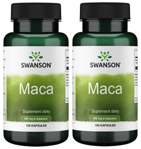 Swanson Maca 500mg Wzmocnienie Libido Menopauza Koncentracja 200kaps ...