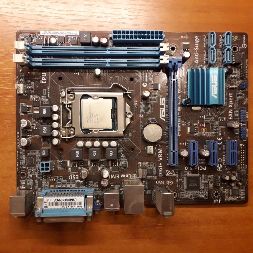 Płyta główna ASUS P8H61-M LX R2.0 MAINBOARD MOTHER BOARD + CELERON ...