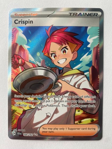Pokemon TCG Crispin kártya (164/142) - Művészeti kiadás, • Ár ...