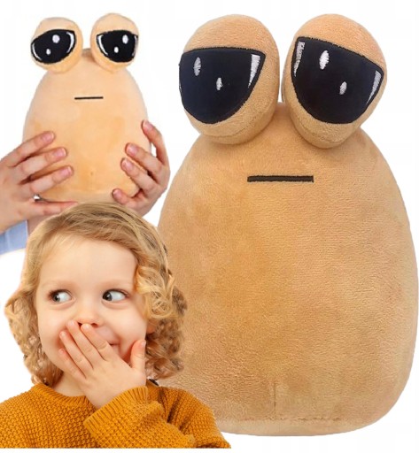 MASKOTKA POU MÓJ ZWIERZAK KOSMITA SŁODKA ZABAWKA MIĘKKA PLUSZAK 23CM ...