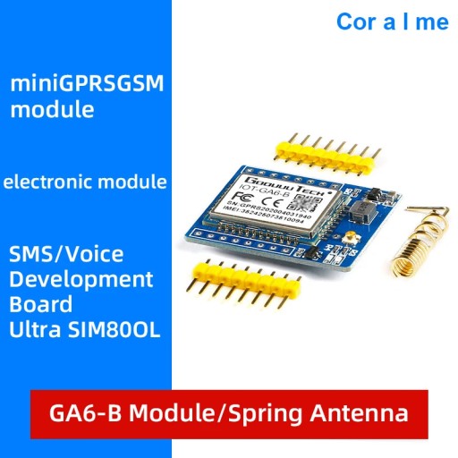 Mini A6 GPRS moduł GSM GA6-B Arduino wymień SIM800L rozszerzenie ...