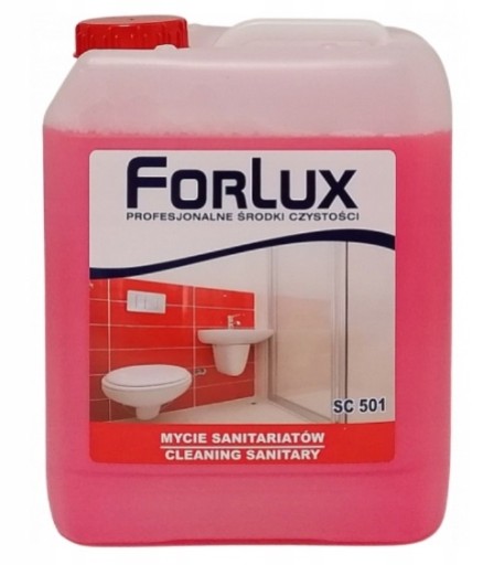 Szaniter tisztítószer Forlux SC 501 5 liter, (5907437037089) • Ár, Vélemények - Allegro