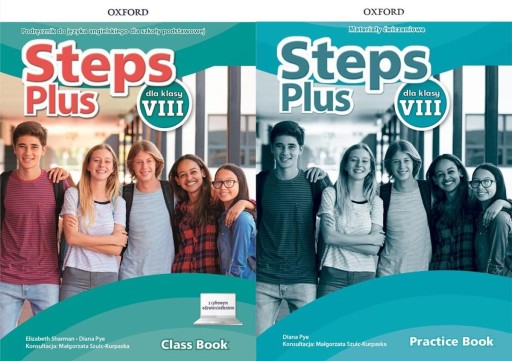STEPS PLUS kl.8 Podręcznik z Cyfrowym Odzwierciedleniem Praca zbiorowa ...