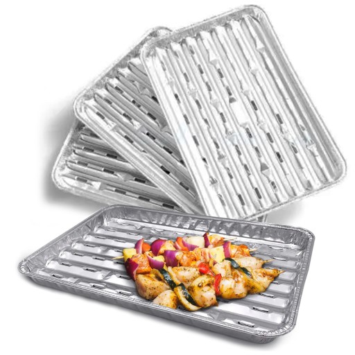 Tacki aluminiowe do grilla 5 sztuk • Cena, Opinie • Naczynia ...
