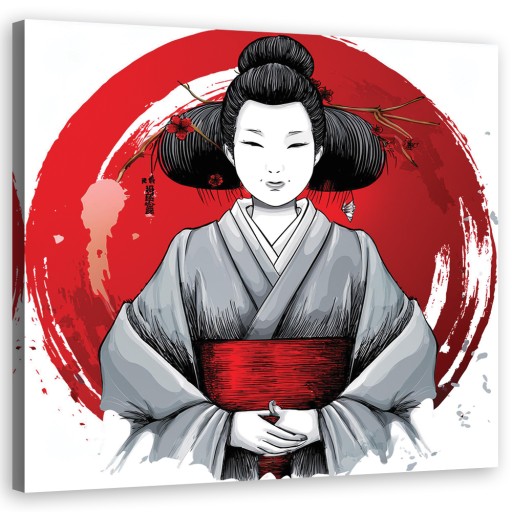 HÁLÓSZOBA FALIKÉP JAPÁN GÉSA UKIYO E 50x50 za 11045.00HUF-ért - Allegro
