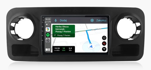 MERCEDES SPRINTER 2018-2025 RADIO NAWIGACJA ANDROID CARPLAY MAPY ...