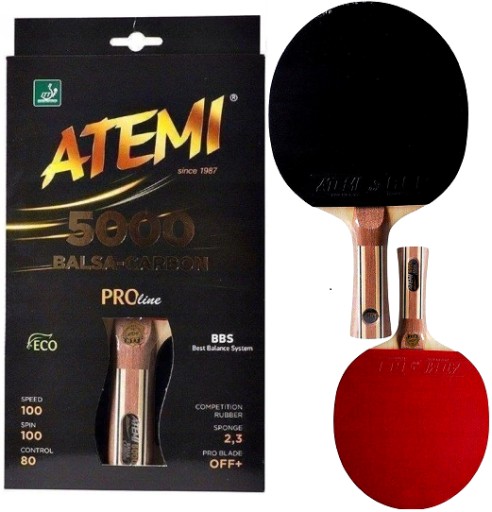 RAKIETA PALETKA TENIS PING-PONG ATEMI ANATOMI 5000 - 5906067602919 ...