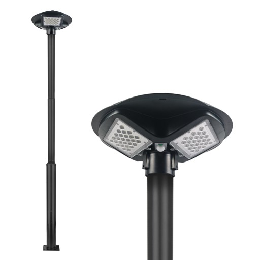 Słup oświetleniowy 3M LAMPA LED ULICZNA 200W 5000K solarna 14437535784 - Allegro.pl