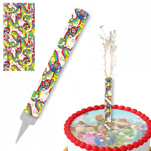 SUPER MARIO BROS TORTAGYÚ RACSKA GYERTYA SZÜLETÉSNAPRA BULIBA 12cm ...