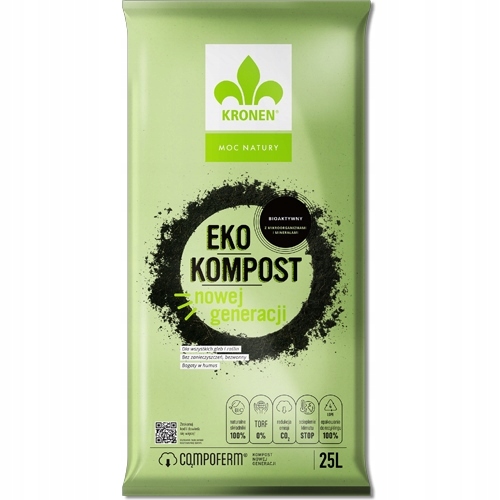 EKO Kompost Humus Nowa Generacja KRONEN 25L (KRO.025.KOF) • Cena ...