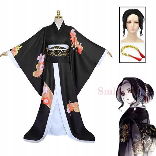 Cosplay Demon Slayer Kibutsuji mujan Kimono Kimets+Peruka • Cena ...