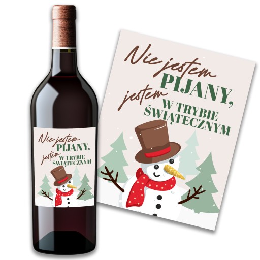 Öntapadó címkék alkoholra, 10 cm x 8 cm, 1 db, • Ár, Vélemények - Allegro