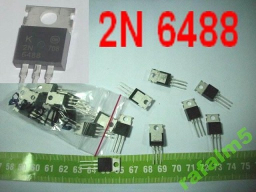 Tranzystor mocy 2N6488 2N 6488 TO-220 - Sklep, Opinie, Cena w Allegro