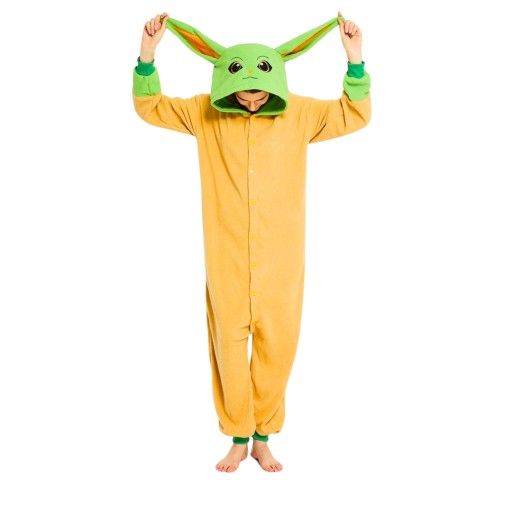 Pi ama Onesie Kigurumi Kostium Star Wars Baby Yoda Grogu M 155 165cm 15366009274 Allegro.pl