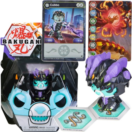 BAKUGAN CZARNY DARKUS NILLIOUS CUBBO SPIN MASTER (778988434659) • Cena ...