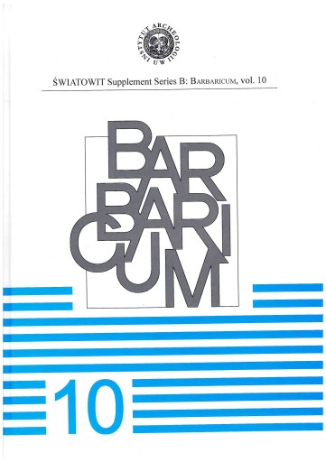 Światowit Supplement Series B: Barbaricum, vol. 10 / 2014 (13378708698 ...