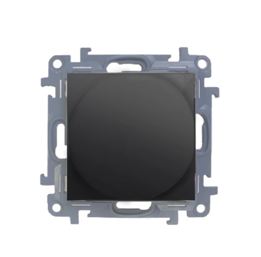 Simon 10 Ściemniacz obrotowy do LED ściemnialnych czarny mat CS9LA.01/ ...