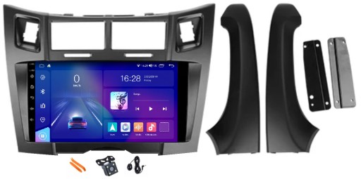 AUTÓRÁDIÓ NAVIGÁCIÓVAL LTE GPS 128GB TOYOTA YARIS 2 08-13 ANDROID ...