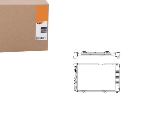 CHŁODNICA MERCEDES W124 200 250D TD NRF • Cena, Opinie - Allegro