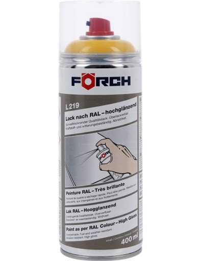 Forch Lakier Wysoki połysk L219 RAL 1003 Signal Yellow Żółty Spray ...