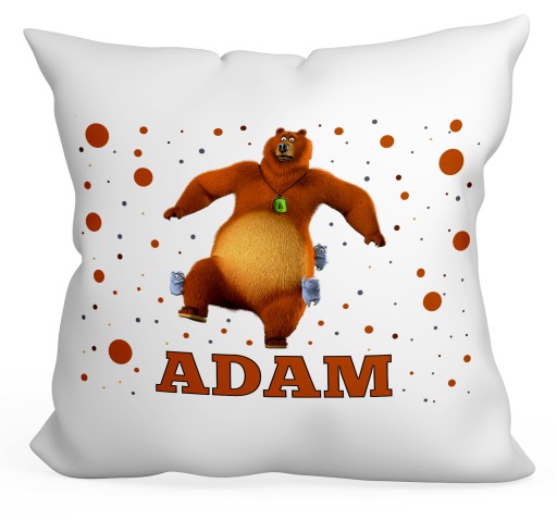 PODUSZKA GRIZZY I LEMINGI PREZENT UPOMINEK+IMIĘ • Cena, Opinie ...