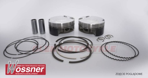 KOMPLET TŁOKÓW HARLEY-DAVIDSON (4T) 883 EVO SPORTSTER BIG BORE NA ...