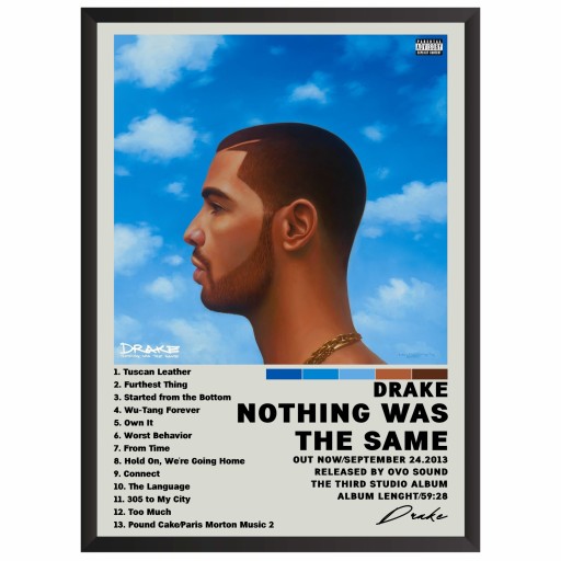 Drake Nothing Was The Same Plakat Obraz z albumem w ramce Prezent • Cena, Opinie • Obrazy ...