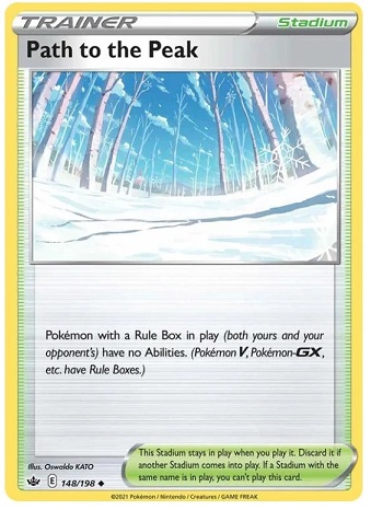 Pokemon TCG kártya - Út a csúcsra (Path to the Peak) (148/198) Stadion, • Ár, Vélemények - Allegro