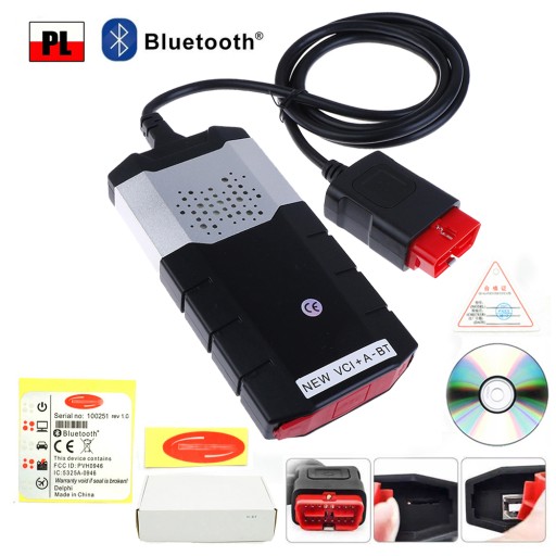 DELPHI DS150E INTERFEJS DIAGNOSTYCZNY SAMOCHODOWY BT PL 2023 PRO z ...