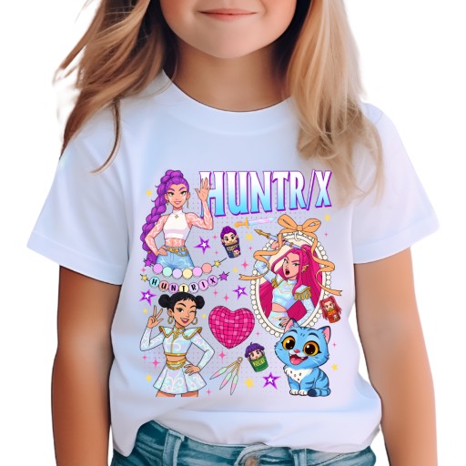 DTF Vasalható minta Huntrix, Démonvadászok, • Ár, Vélemények - Allegro