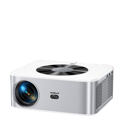 PROJEKTOR PRZENOŚNY LED HORLAT MINI 4K WIFI BT BEAMER FULL HD 28000 ...