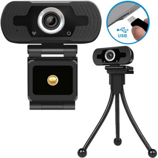 KAMERKA INTERNETOWA KAMERA DO KOMPUTERA LAPTOPA MIKROFON KOMPUTEROWA ...