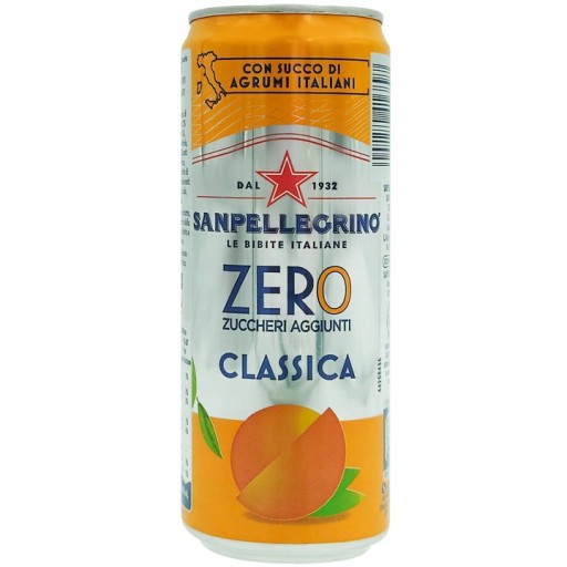 Napój gazowany SAN PELLEGRINO Aranciata Zero 330 ml (8002270416897 ...