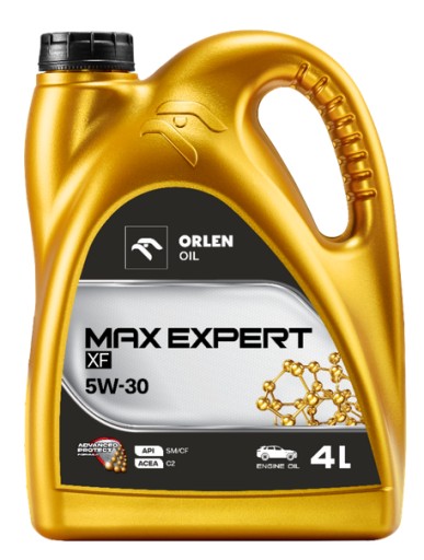 Olej ORLEN MAX EXPERT XF 5W30 4L normy: RENAULT PSA PEUGEOT CITROEN 5901001790172 za 128.42PLN z ...
