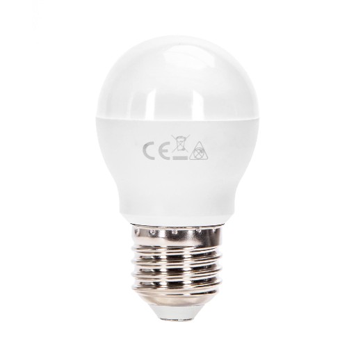 Żarówka E27 LED G45 kulka mała biała fi45mm 10W 935Lm 4000K barwa ... Żarówka E27 LED G45 kulka mała biała fi45mm 10W 935Lm 4000K barwa ...