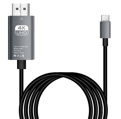 KABEL ADAPTER USB-C 3.1 TYP C DO HDMI 4K MHL 2m - Sklep, Opinie, Cena w Allegro